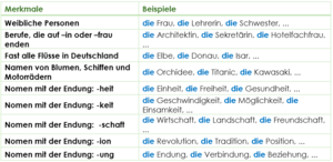 Deutsche Artikel (Genus) - der, die oder das? | Grammatik | EasyDeutsch
