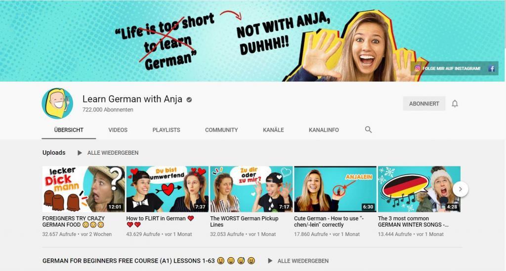 [Top 6 + 1] Mit Youtube Deutsch lernen in 2021