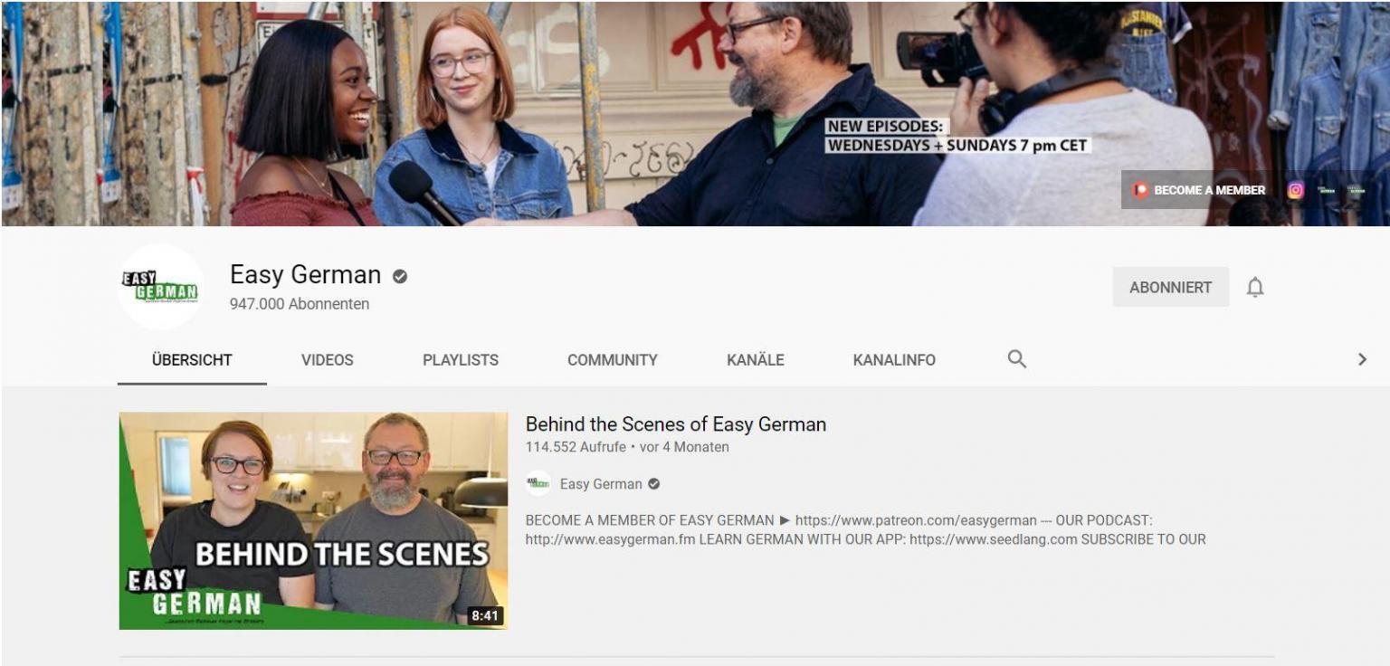[Top 6 + 1] Mit Youtube Deutsch lernen in 2021